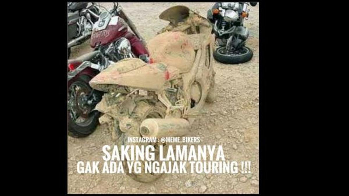 Meme Otomotif Pekan Ini: Kelamaan Tidak Touring