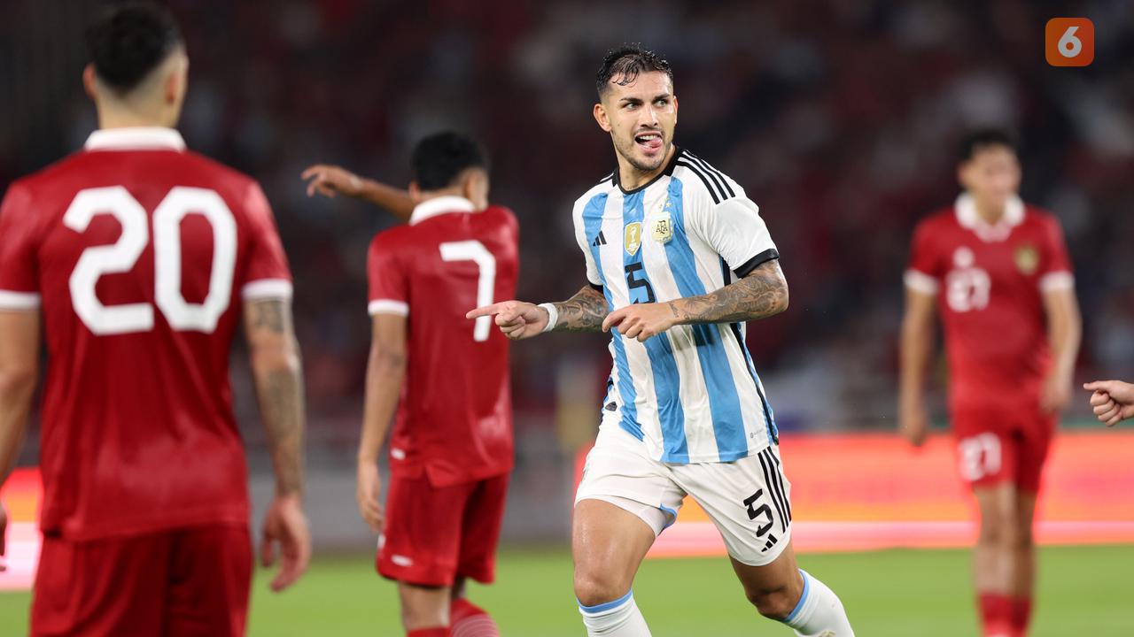 Hasil Indonesia vs Argentina: Tampil Spartan, Tim Garuda Tumbang 0-2