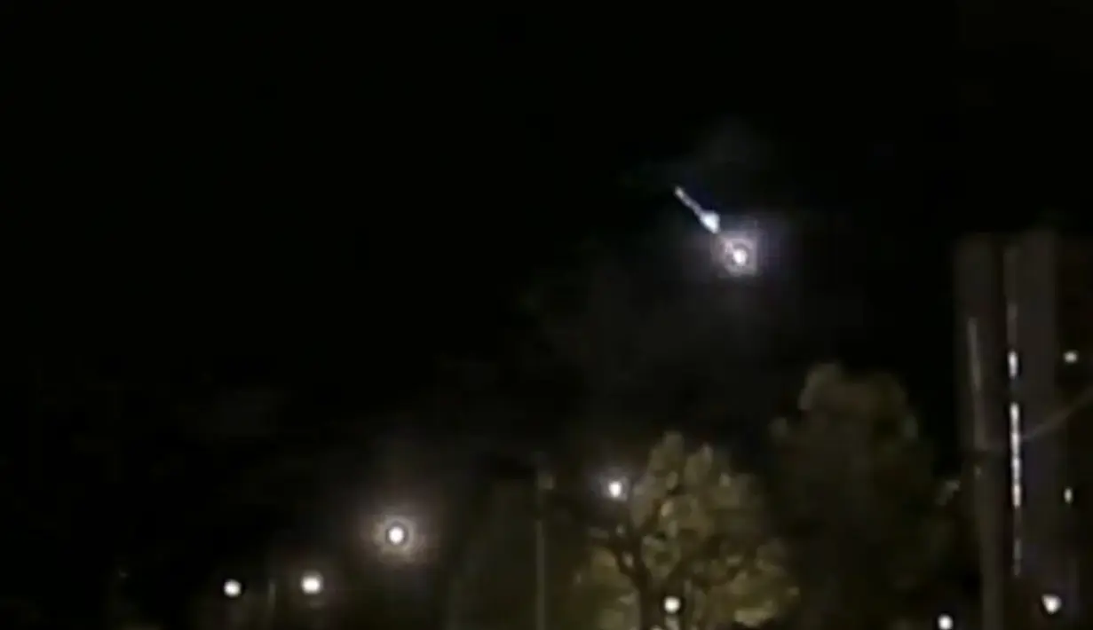 Detik-detik Meteor Besar Jatuh di Portland - Foto Liputan6.com