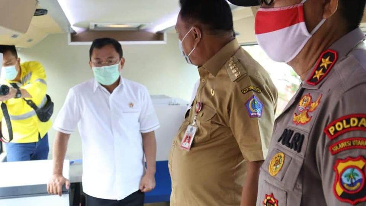 Mobil PCR Covid-19 Senilai Rp4,14 Miliar Siap Beroperasi di Sulut