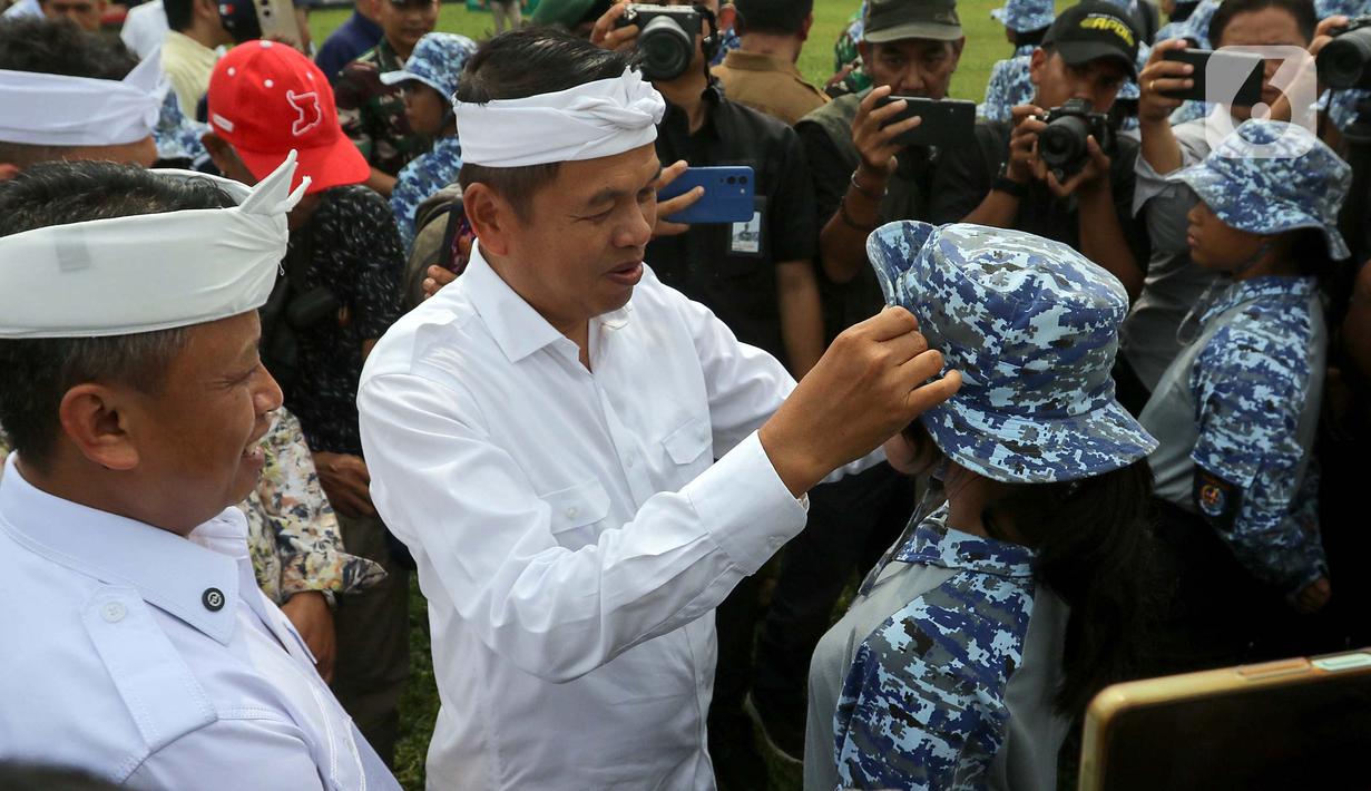Dihadiri Dedi Mulyadi dan Supian Suri, 98 Peserta Program Barak Militer ...