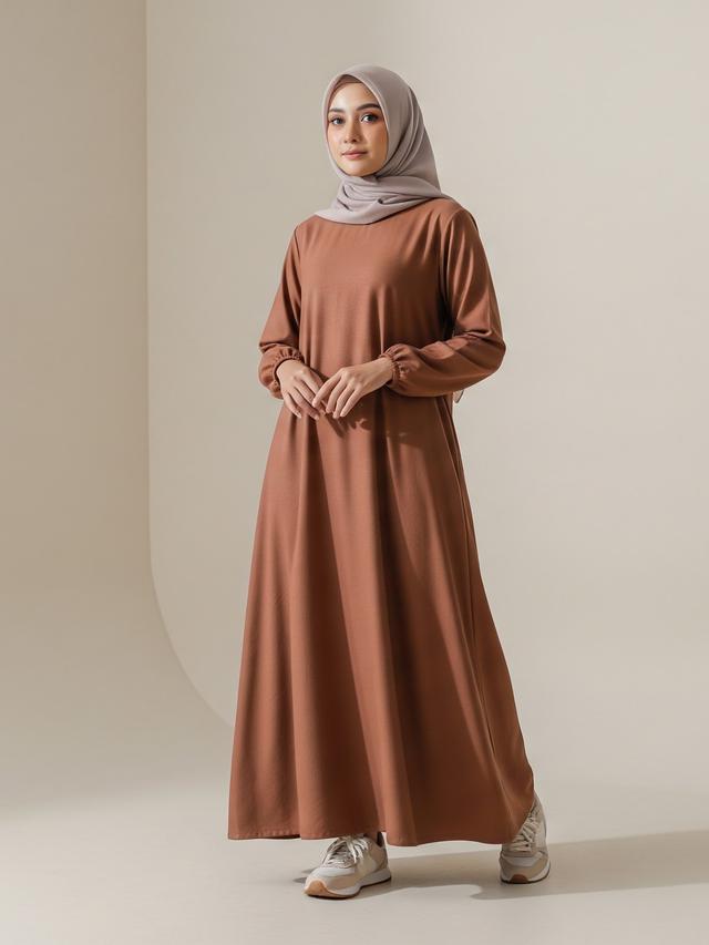 8 Inspirasi Warna Gamis Polos yang Lagi Tren 2025, Stylish untuk Gen Z