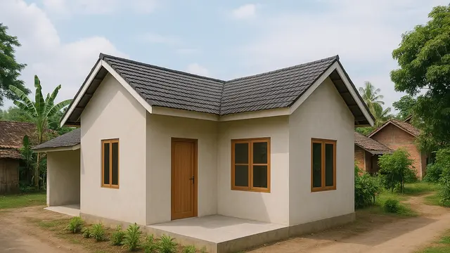 7 Ide Rumah Minimalis Letter L di Kampung - Hot Liputan6.com
