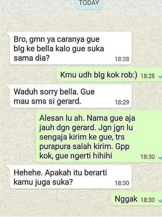 6 Chat Salah Kirim Pesan ke Gebetan Ini Kocak, Bikin Ngakak - Hot Liputan6.com