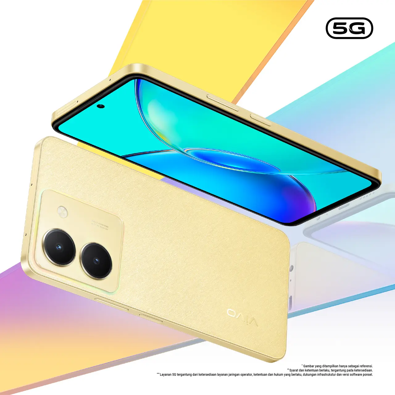 Vivo Y36 Varian Warna Gold Rilis di Indonesia, Ini Harga dan ...
