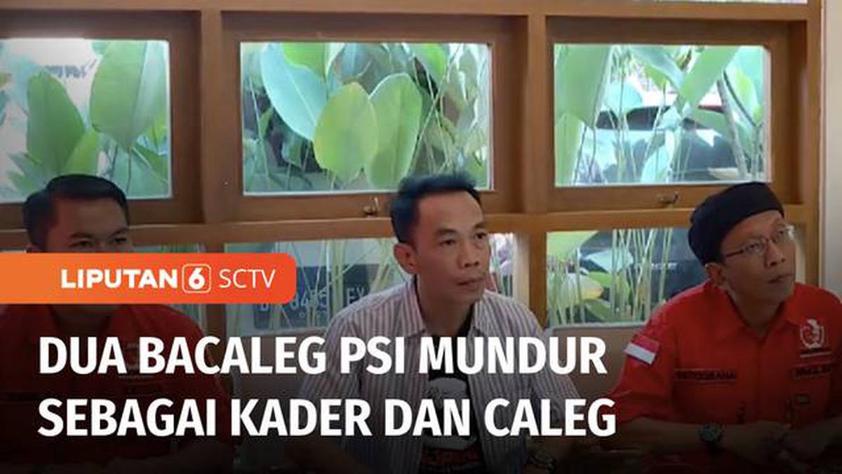 Video Dua Calon Anggota Legislatif Dari Psi Mundur Sebagai Kader Dan