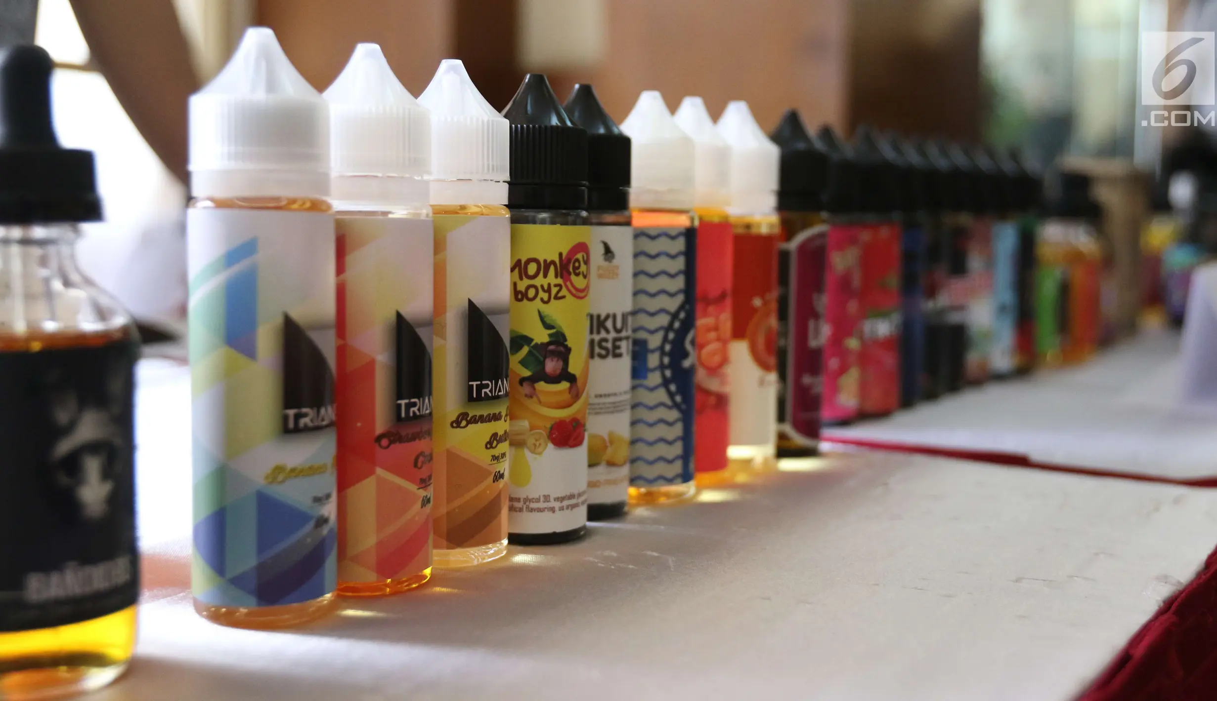 FOTO: Liquid Vape Dikenakan Cukai Sebesar 57 Persen - Foto Liputan6.com