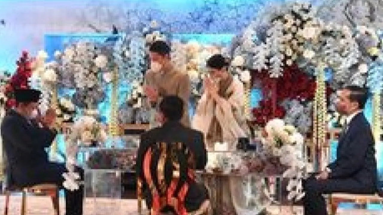 Dihadiri Presiden Jokowi, Ini Potret Pernikahan Dua Anak Bos TV Jessica ...