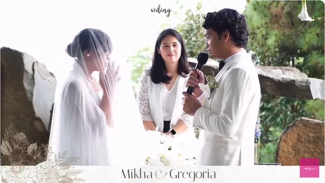 7 Potret Pemberkatan Nikah Mikha Angelo dan Gregoria Mariska, Penuh Khidmat - Hot Liputan6.com