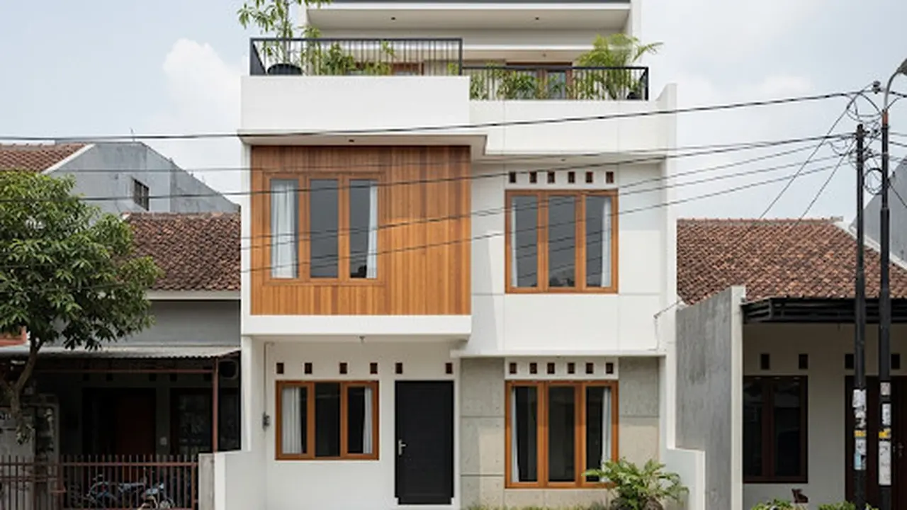10 Model Rumah 5x10 Minimalis 2025 Hemat Budget, Hunian Nyaman di Lahan ...