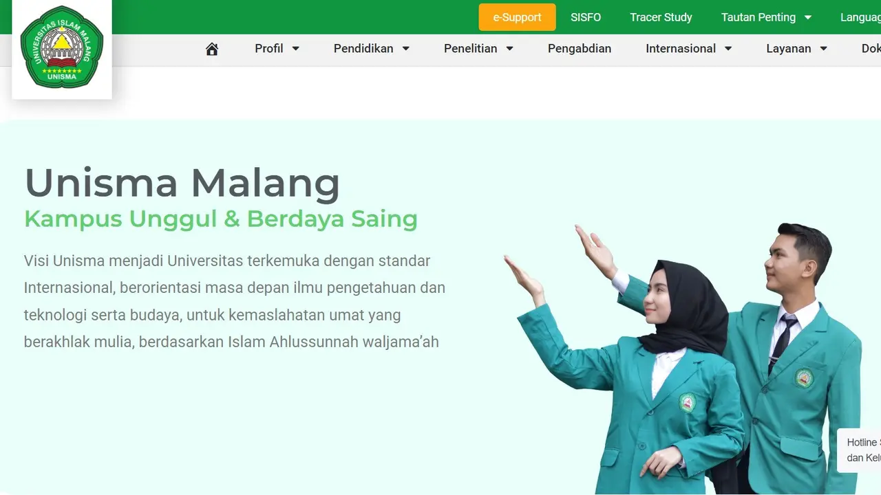 Profil UNISMA, Sejarah dan Program Studi Universitas Islam Malang - Hot ...