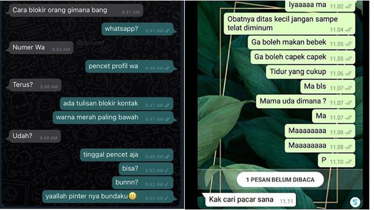 10 Chat Kocak Anak dengan Orang Tua Ini Bikin Senyum Tipis