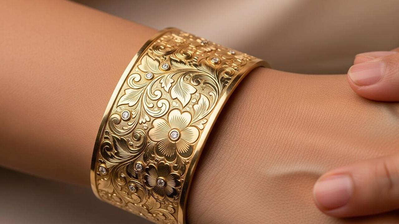7 Model Gelang Emas Cuff Tebal, Stylish di 2026 dan Bernilai Investasi ...