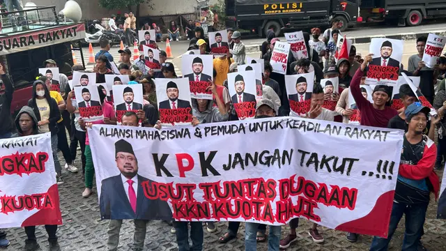 Menag Yaqut Kembali Dilaporkan ke KPK oleh Aliansi Mahasiswa Terkait Dugaan Korupsi Kuota Haji ...