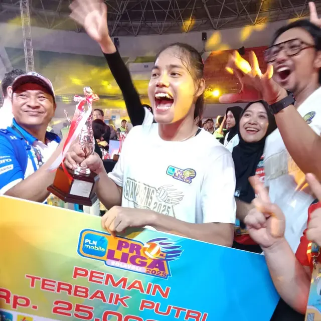 Bawa Jakarta Pertamina Juara, Junaida Santi Raih Gelar MVP PLN Mobile Proliga 2025 - Bola ...