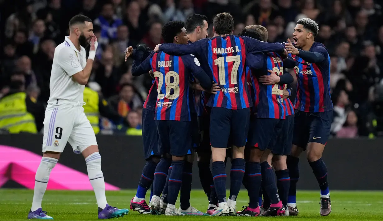 Copa del Rey: Barcelona Kalahkan Real Madrid di Santiago Bernabeu ...