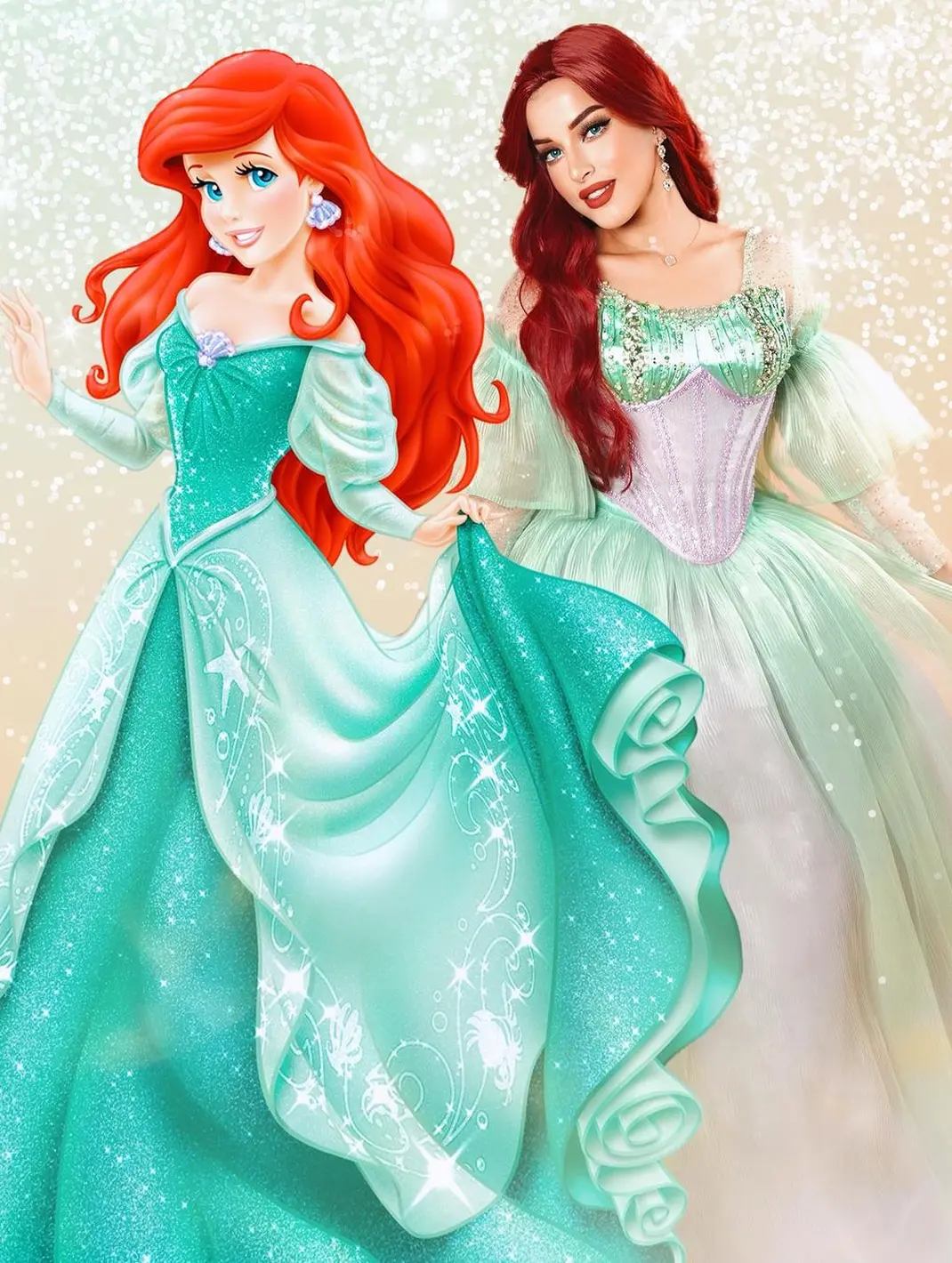 6 Potret Tasya Farasya Dandan ala Disney Princess, Mana yang Jadi ...