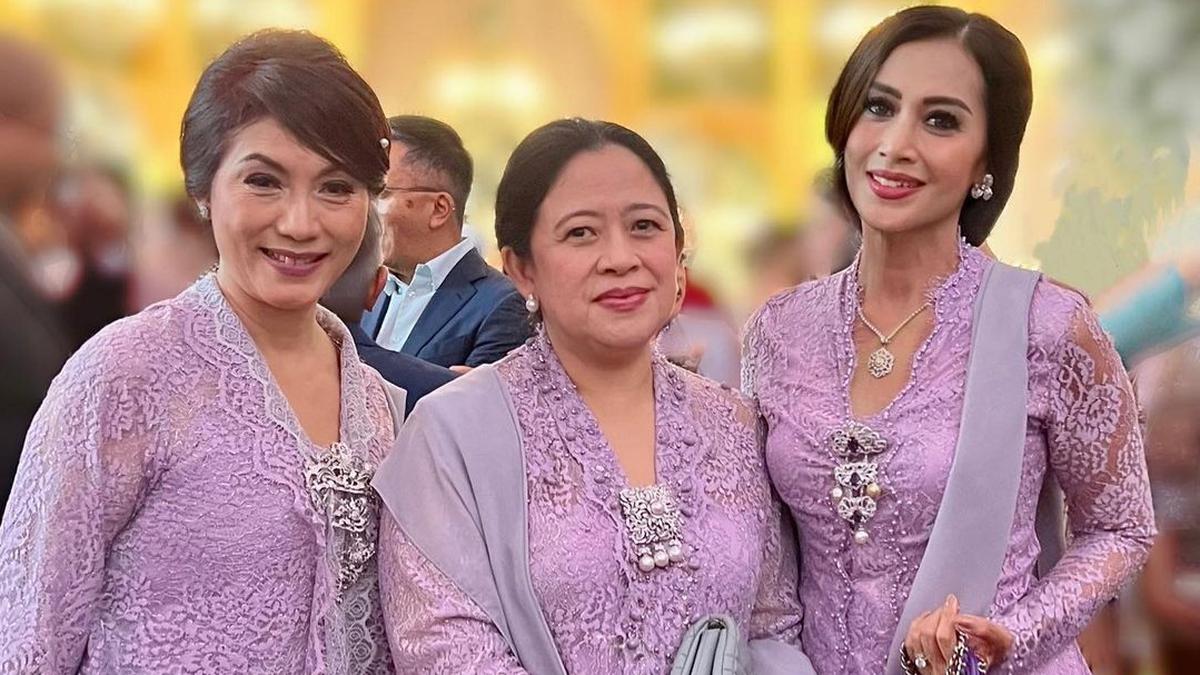 8 Potret Puan Maharani Anggun Berkebaya, Ide Gaya Elegan Perempuan ...