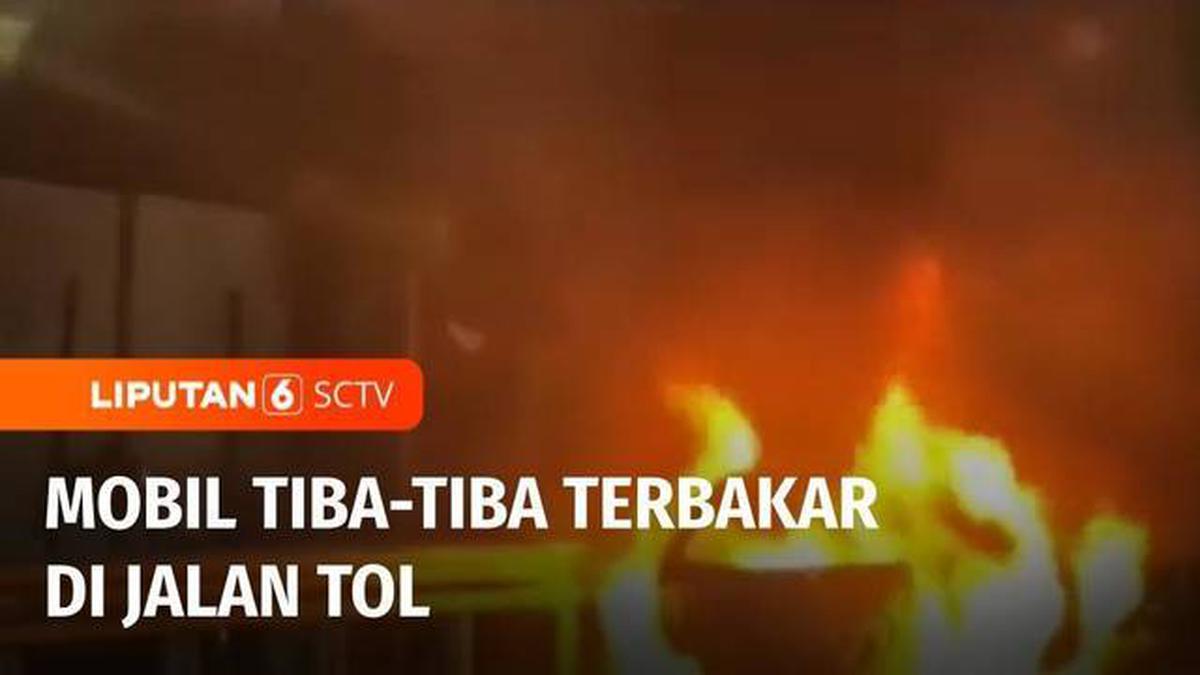 VIDEO: Diduga Korsleting Listrik, Mobil Terbakar di Jalan Tol - TV Liputan6.com