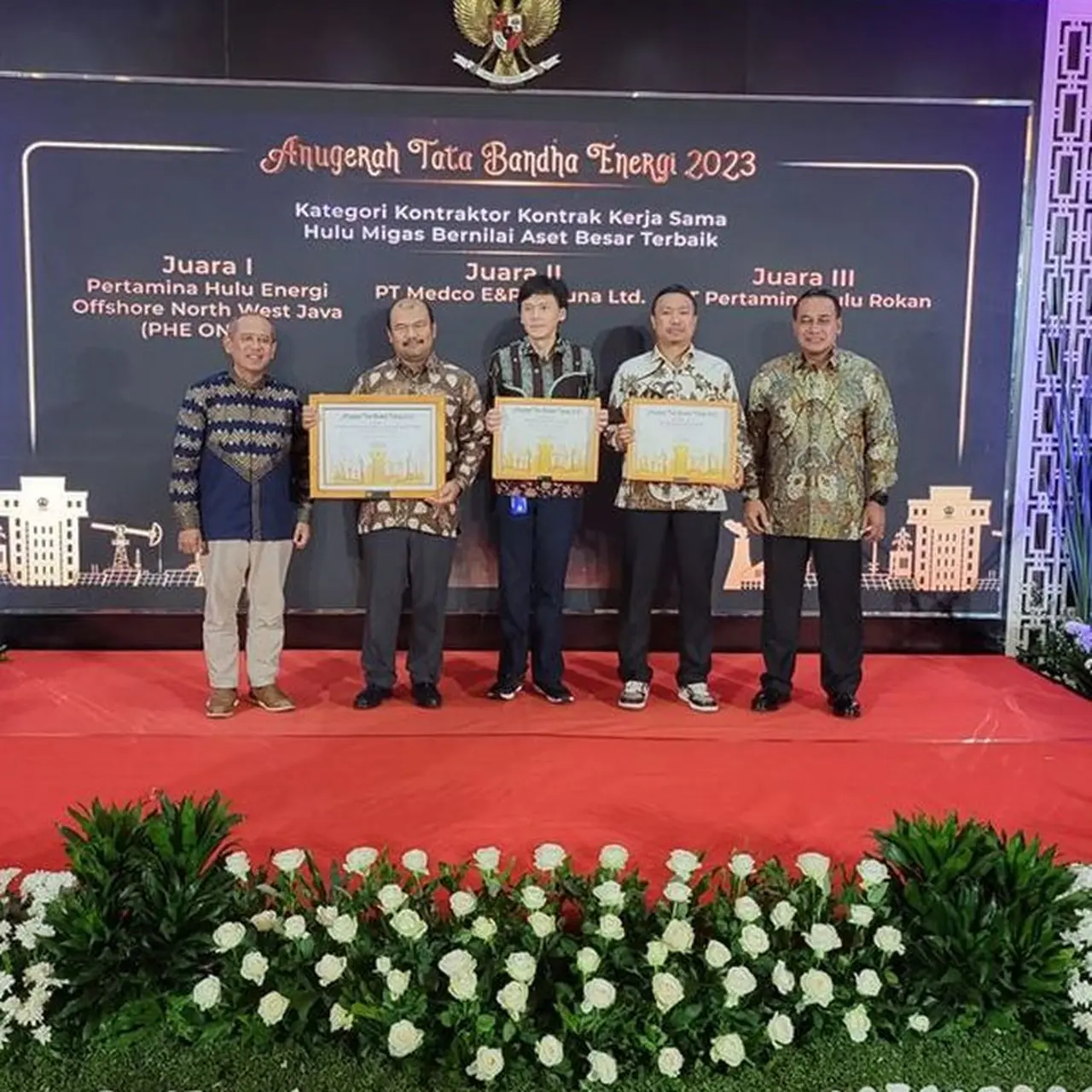 PHE ONWJ Dapat Anugerah Tata Bandha Energi 2023 dari Kementerian ESDM ...