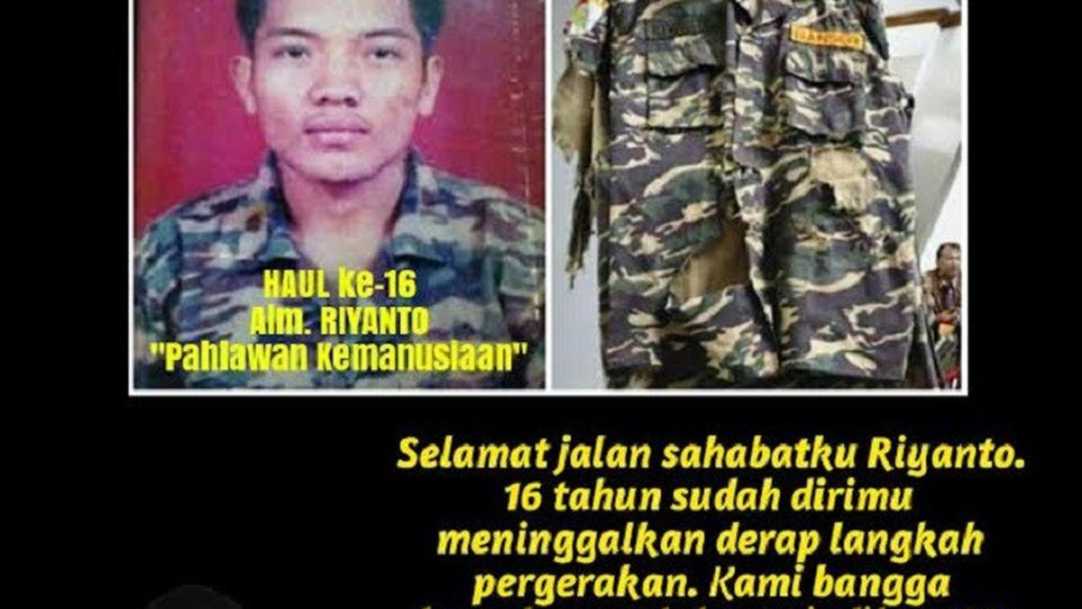 Mengenang 20 Tahun Riyanto, Anggota Banser yang Meninggal Saat Malam ...
