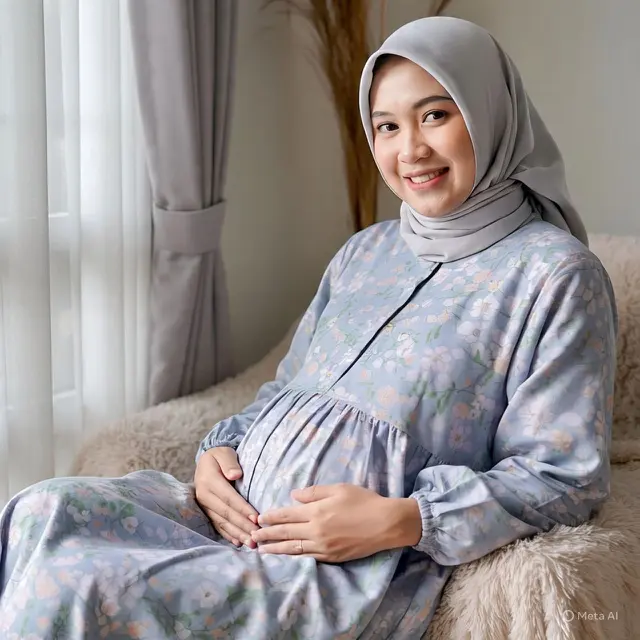7 Outfit Ibu Hamil Hijab di 2025, Gaya Gamisan yang Modis dan Nyaman - Hot Liputan6.com