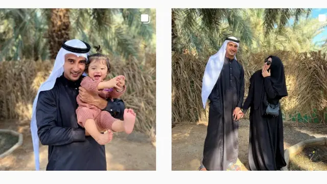 6 Potret Imut Baby Guzel Ikut Ali Syakieb dan Margin Wieheerm ke ...