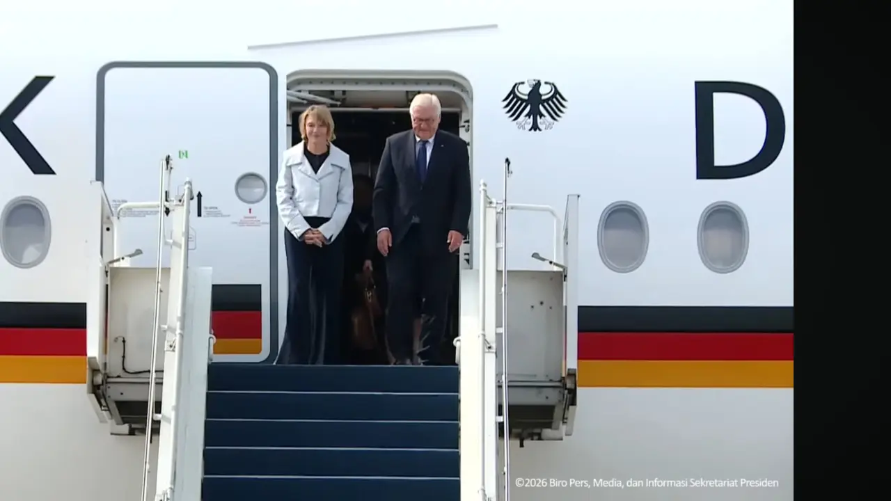 Presiden Jerman Tiba di Jakarta, Bertemu Prabowo Hari Ini