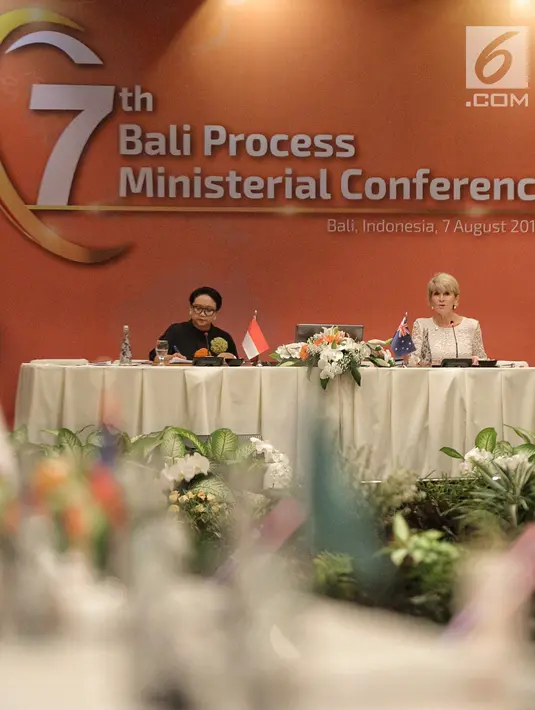 FOTO: Menlu RI dan Australia Buka Bali Process Ministerial Forum 2018 ...