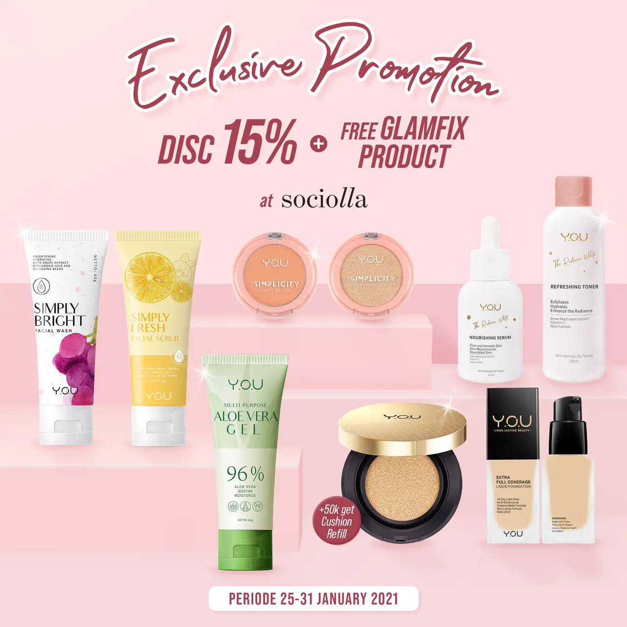 Y.O.U Hadir di Sociolla untuk Mendukung Kecantikan Perempuan Indonesia