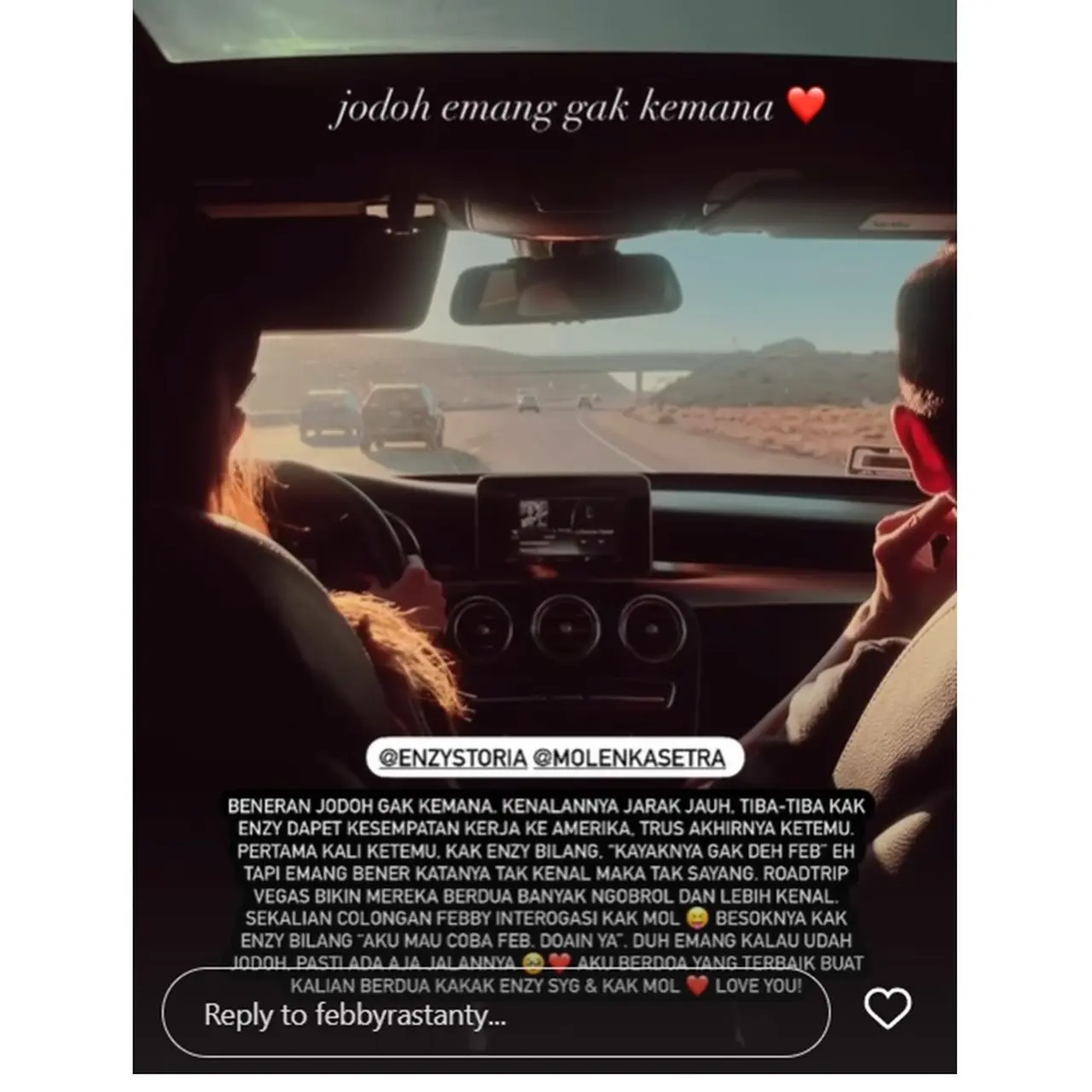 6 Potret Masa Pacaran Enzy Storia dan Molen Kasetra, Baru Dibagikan ke ...