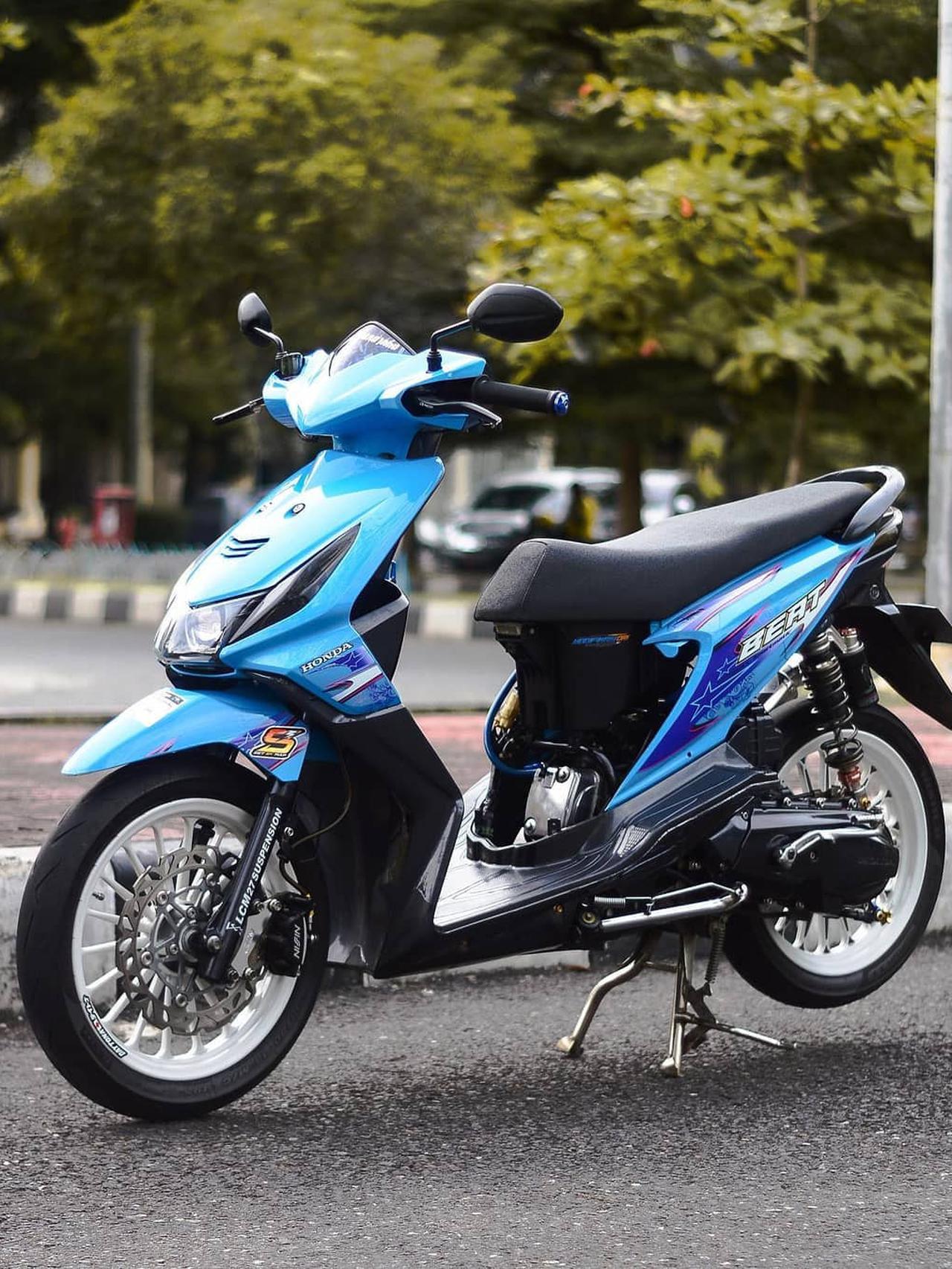 10 Potret Modifikasi Honda BeAT Karbu, Skutik Mungil yang Tetap Kece ...