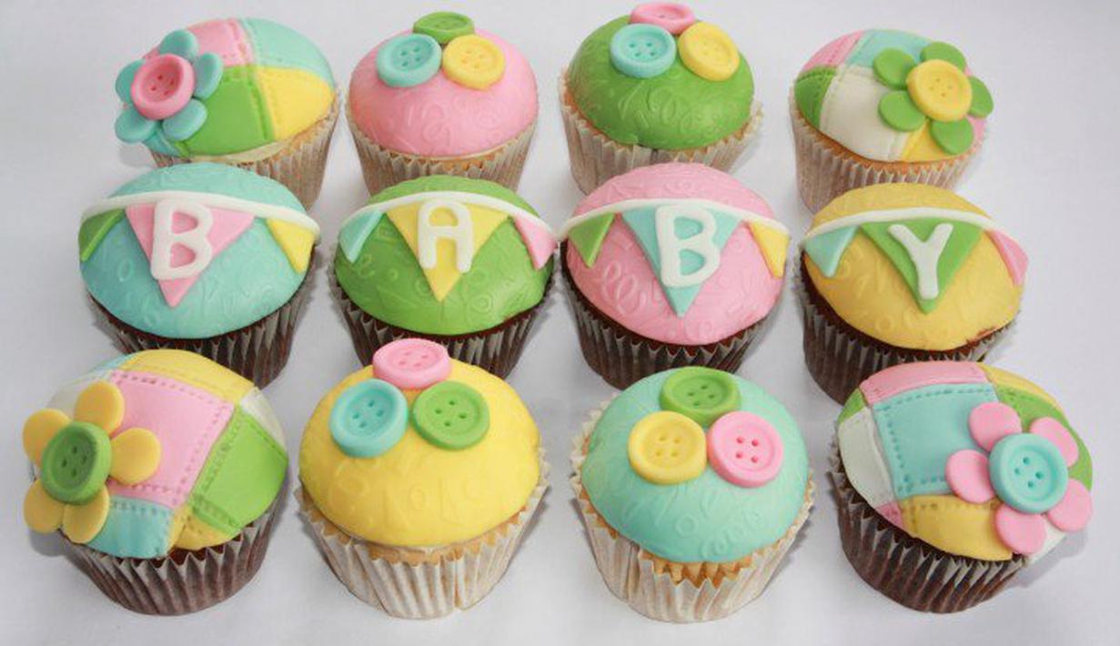 Ide Desain Cupcakes Imut Untuk Perayaan Kelahiran Bayi - Photo Fimela.com