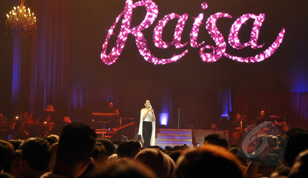 'Pemeran Utama', Konser Sederhana Raisa nan Memukau - Foto Liputan6.com