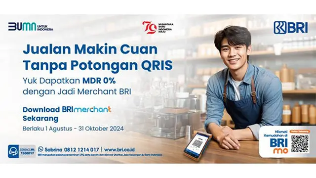 Mau Transaksi QRIS Tanpa Biaya? Daftarkan Usahamu di BRI Merchant ...