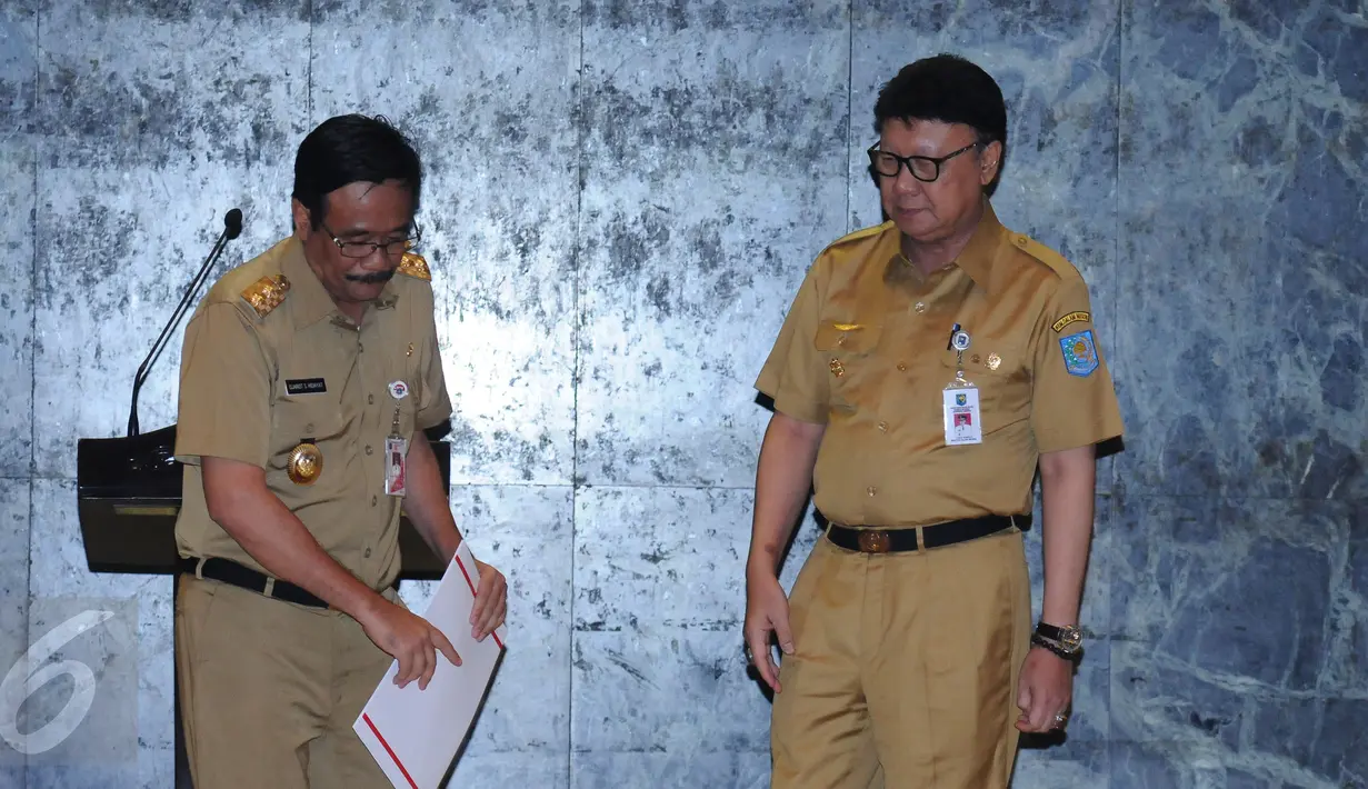 Djarot Resmi Jabat Plt Gubernur DKI Jakarta - Foto Liputan6.com