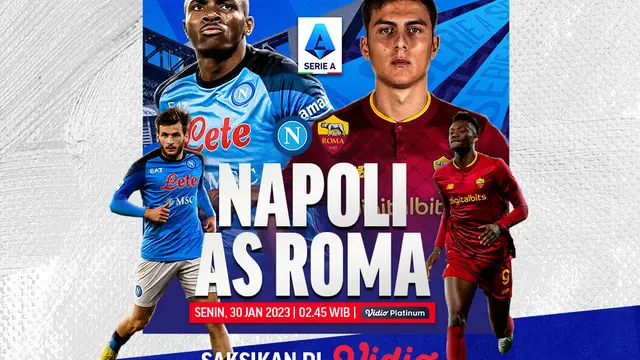 Link Live Streaming Liga Italia Napoli Vs As Roma Di Vidio 30