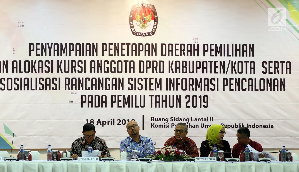 Foto Kpu Gelar Sosialisasi Penetapan Dapil Dan Alokasi Kursi Pemilu