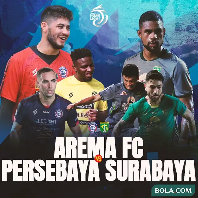 Arema FC vs Persebaya Surabaya Sedang Duel, Ini Link Live Streaming BRI ...