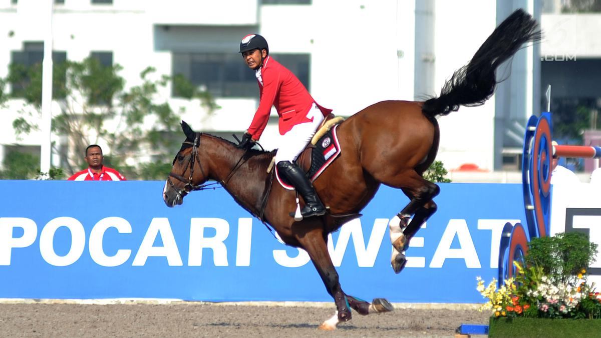 FOTO: Torehkan Sejarah, Atlet Berkuda Indonesia Tampil di Final Asian ...