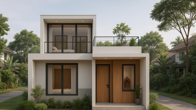 8 Model Rumah Ukuran 9x12 Minimalis dengan 4 Kamar Tidur, Desain ...