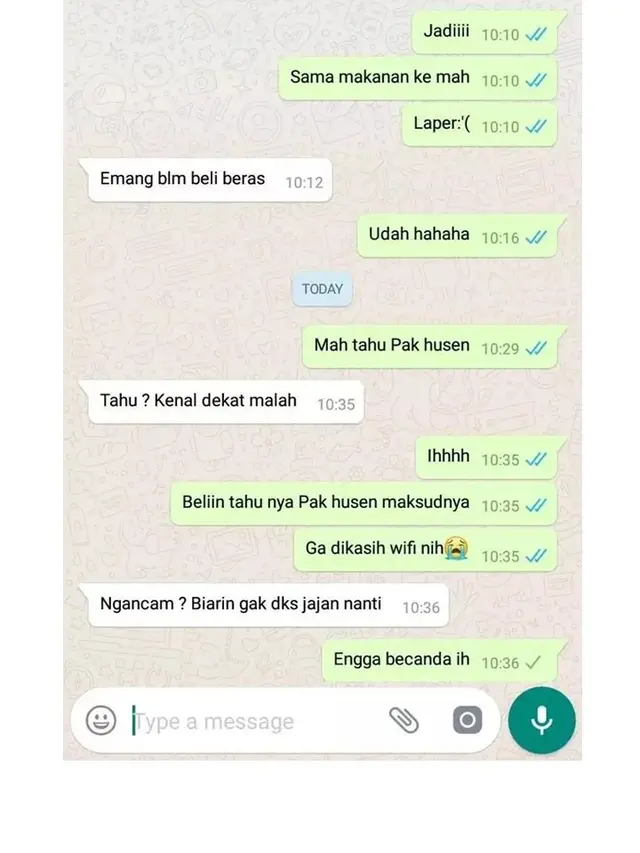 10 Chat Kocak Anak dengan Orang Tua Ini Bikin Senyum Tipis - Page 2 - Hot Liputan6.com