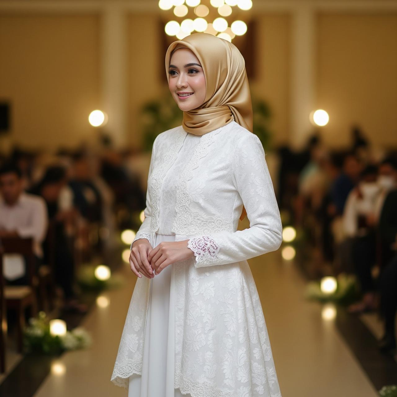 8 Tren Gamis Putih Kekinian yang Anggun di 2025, Bikin Tampilan Makin Chic