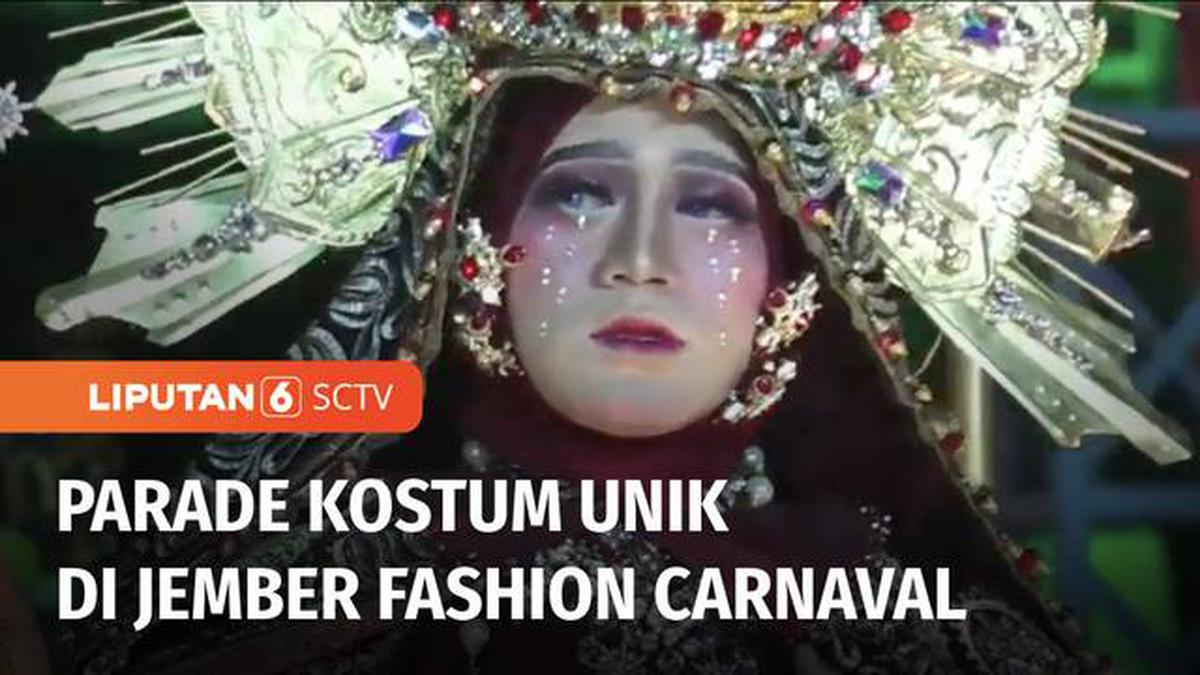 VIDEO: Jember Fashion Carnaval Kembali Digelar, Berbagai Kostum Unik ...