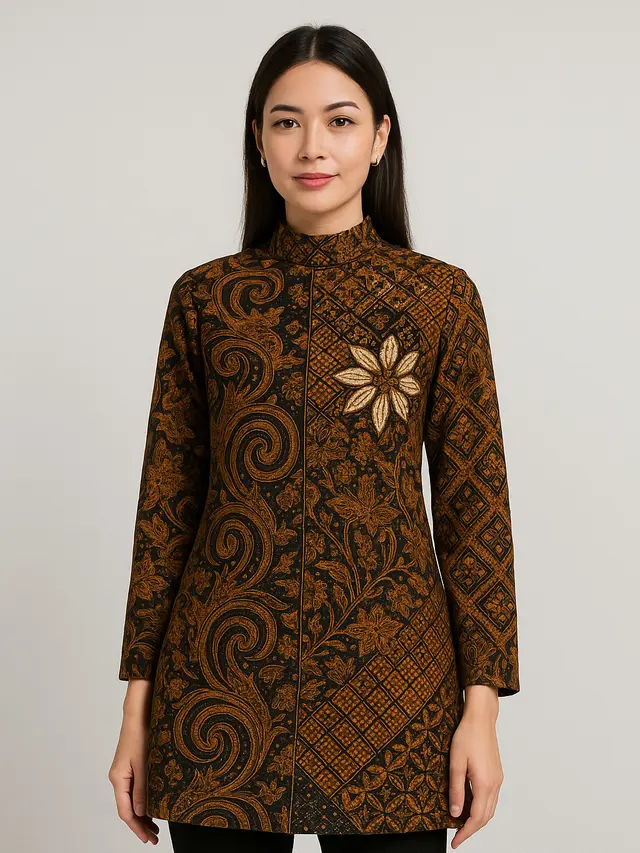 8 Model Tunik Batik Kerja 2025 yang Selalu Dicari Banyak Orang ...