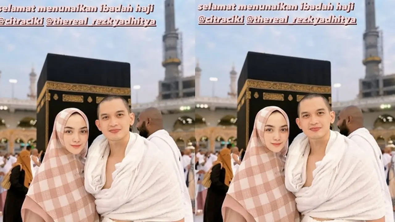 Rezky Adhitya Cukur Botak, Ini 6 Potretnya Bareng Citra Kirana saat Berangkat Haji - Hot ...