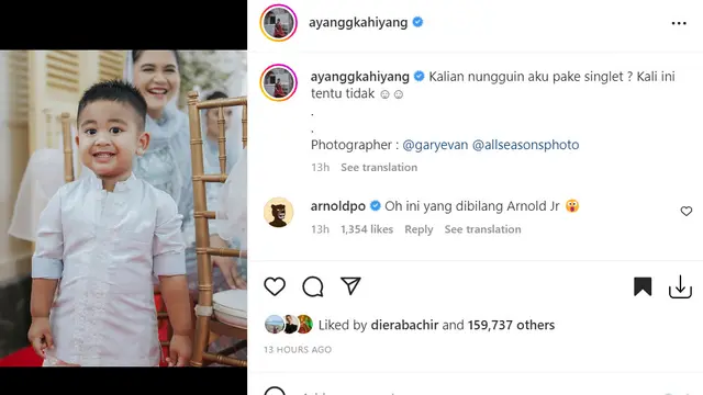 Unggahan Kahiyang Ayu soal Penampilan Al Nahyan Jadi Sorotan: Kalian Nungguin Aku Pakai Singlet ...