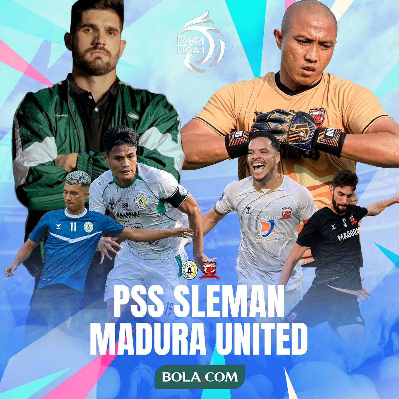 Duel Antarlini PSS Sleman Vs Madura United di BRI Liga 1: Adu Tajam ...