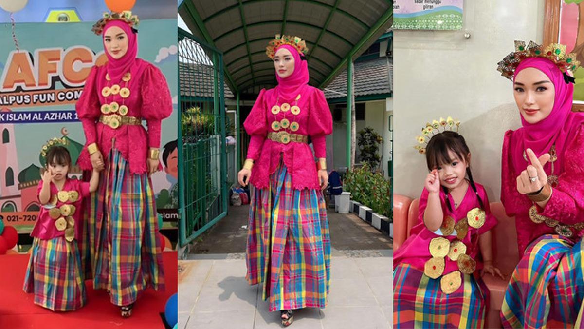 Potret Zaskia Gotik Temani Putrinya Fashion Show di Sekolah, Pakai Baju ...