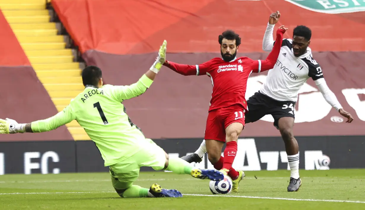 FOTO: Fulham Tumbangkan Liverpool di Anfield - Foto Liputan6.com